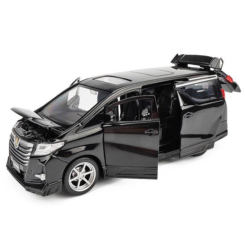 2020 1:32 Scale Toyota Alphard Vellfire MPV Miniatur Diecast Mobil Car ...