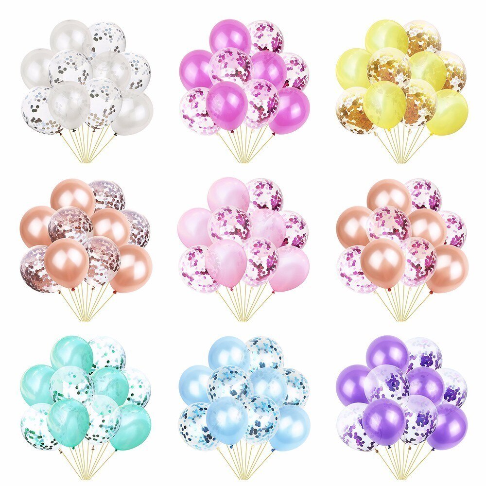 [SG Seller] SET - Confetti Balloons & Pearl Balloons Set | Shopee Singapore