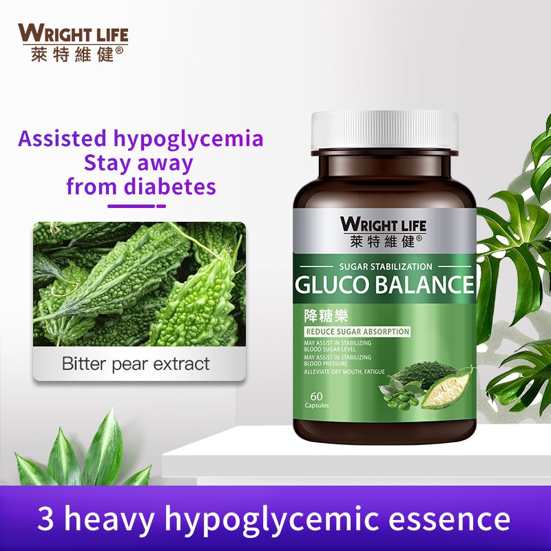 WRIGHT LIFE Bitter Melon Bitter Gourd Extract Plant-Insulin Health ...