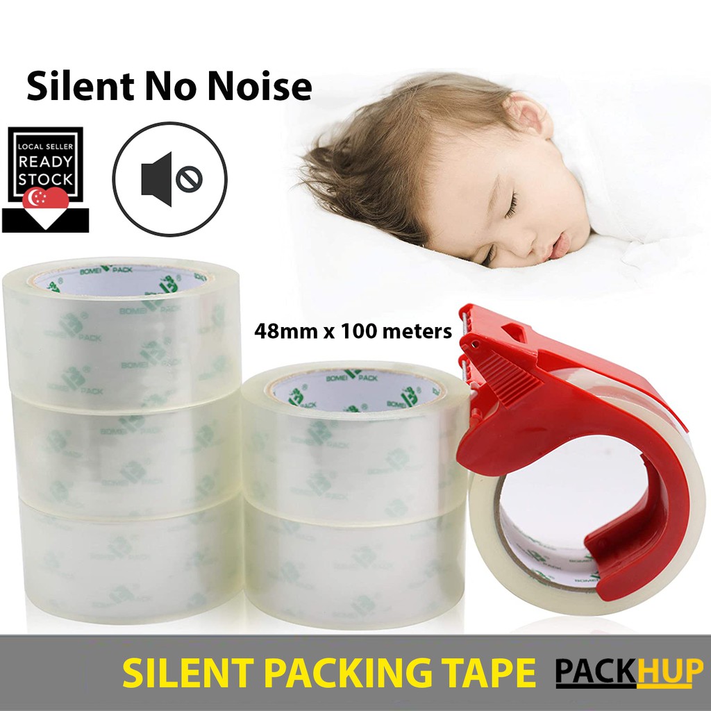 [PACKHUP] Silent Adhesive Tape / No Noise OPP Tape / Carton Box ...