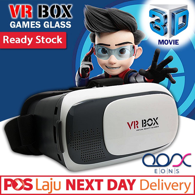 3.5~6 INCHES VR BOX Virtual Reality Movies Games 3D Glasses Wireless ...