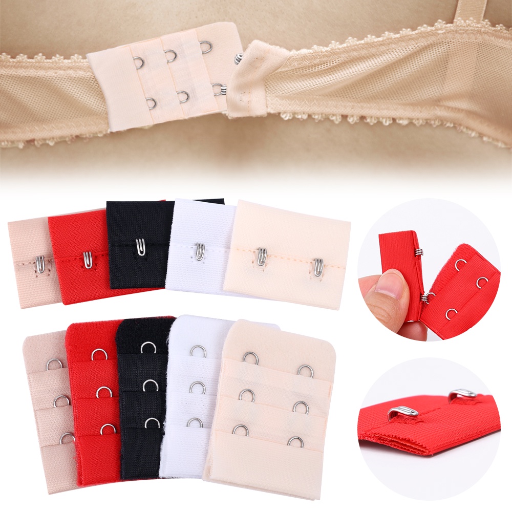 3 Rows 2 Buckles Comfortable Soft Elastic Bra Extender / Women ...