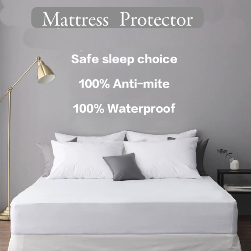 100%Waterproof Mattress Protector/Mattress Topper Bed /Waterproof ...