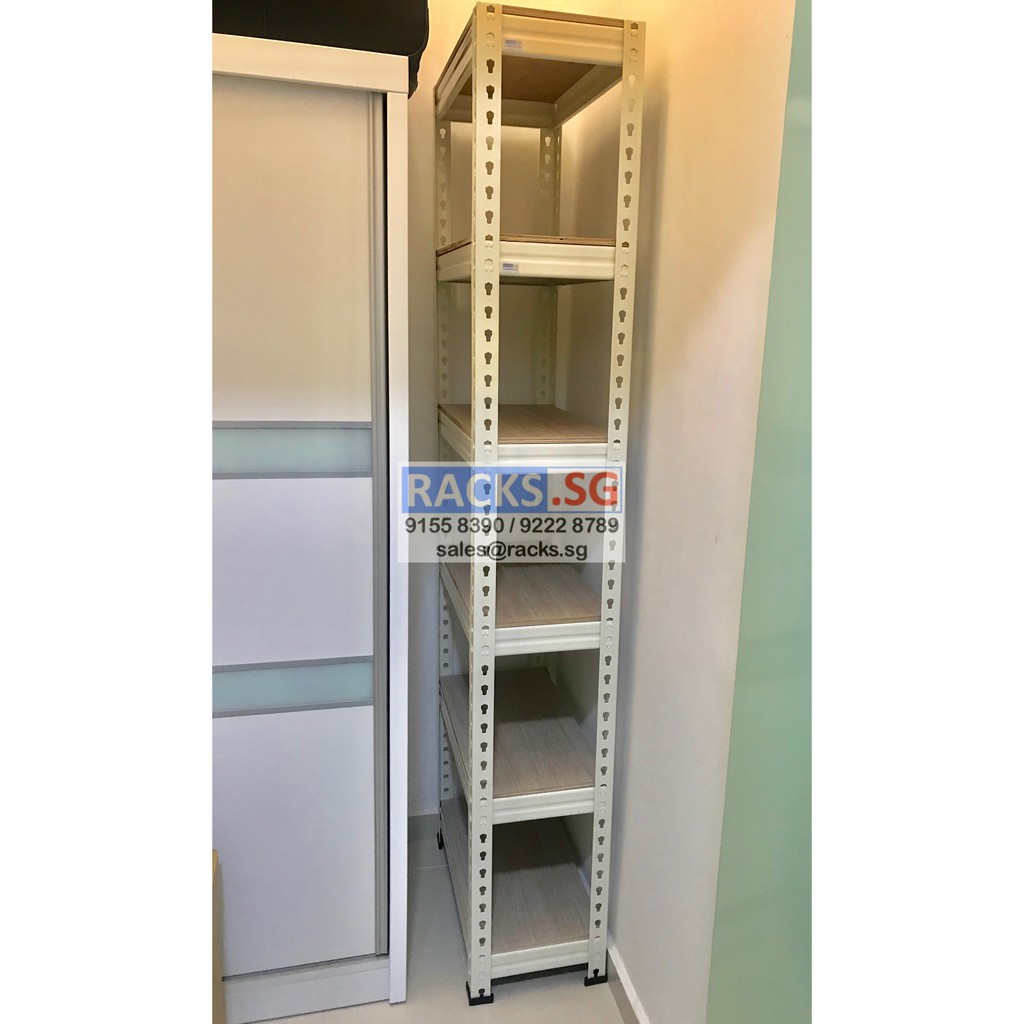 4-Tier Boltless Racks with PLYWOOD Shelves (D300mm) in Various Sizes ...