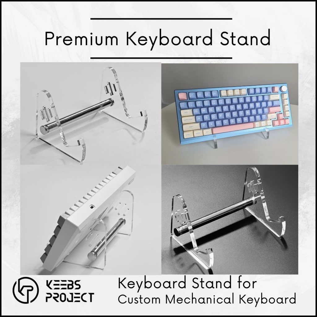 Premium Acrylic Keyboard Stand – For Mechanical Keyboards & Switch ...