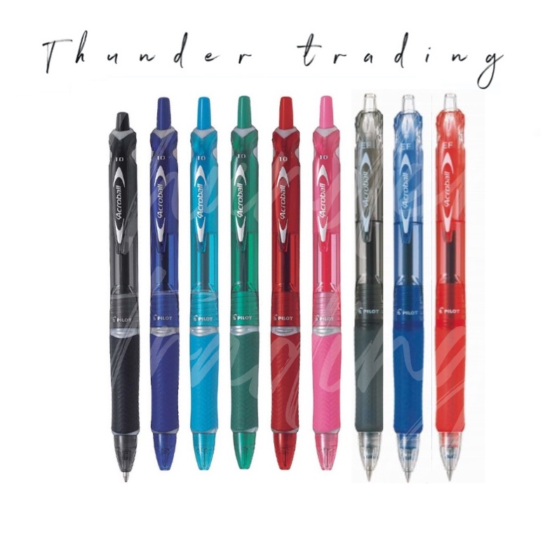 ( bundle of 3 ) Pilot Acroball Ballpoint Pen 0..5mm/0.7mm / 1.0mm ...