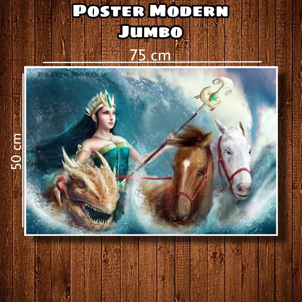 RATU Modern Jumbo Poster Photo Of Mother Queen Nyai Roro Kidul Laut ...