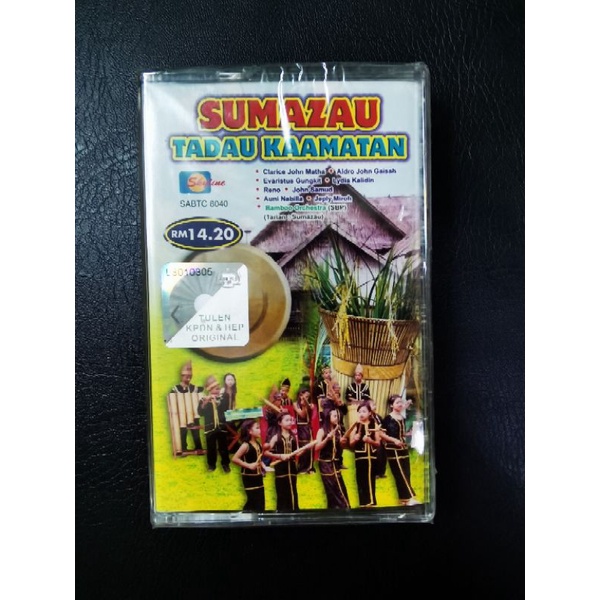 SUMAZAU Tadau Kaamatan Sabah Festival Culture Songs Kaset Cassette Tape ...