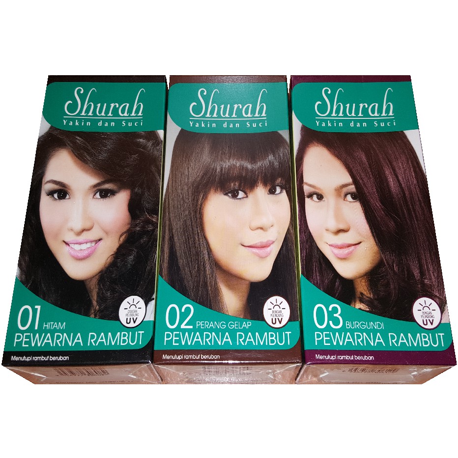 Shurah Hair Dye - 6colors (HALAL) | Shopee Singapore