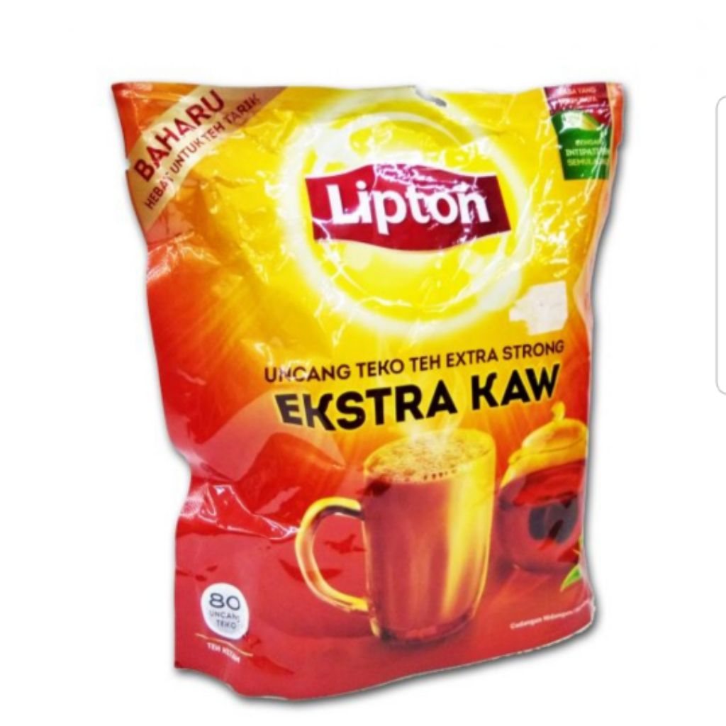 Lipton Yellow Label Extra Strong 80bags, 160g | Shopee Singapore