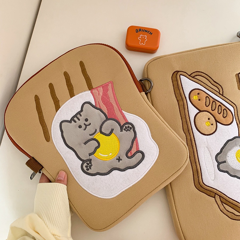 Cartoon Sushi Cat Laptop Bag 11/13inch Tablet Computer Protective ...