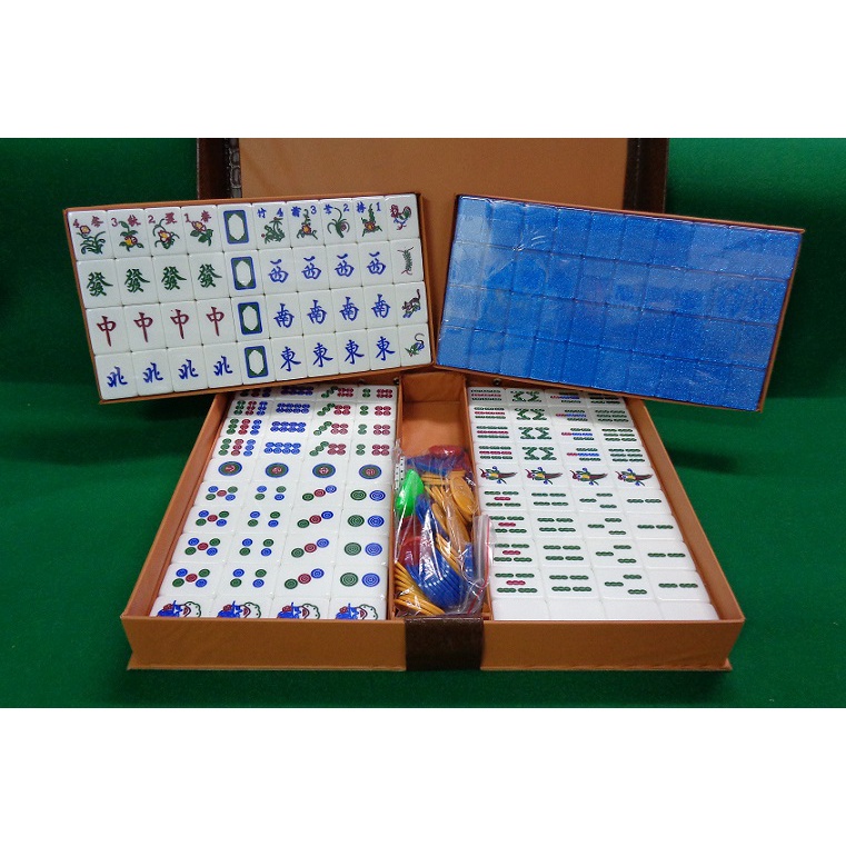 37mm A1 Size Crystal Acrylic Mahjong Set 160 Tiles (A1 Size 37mm /A2 ...
