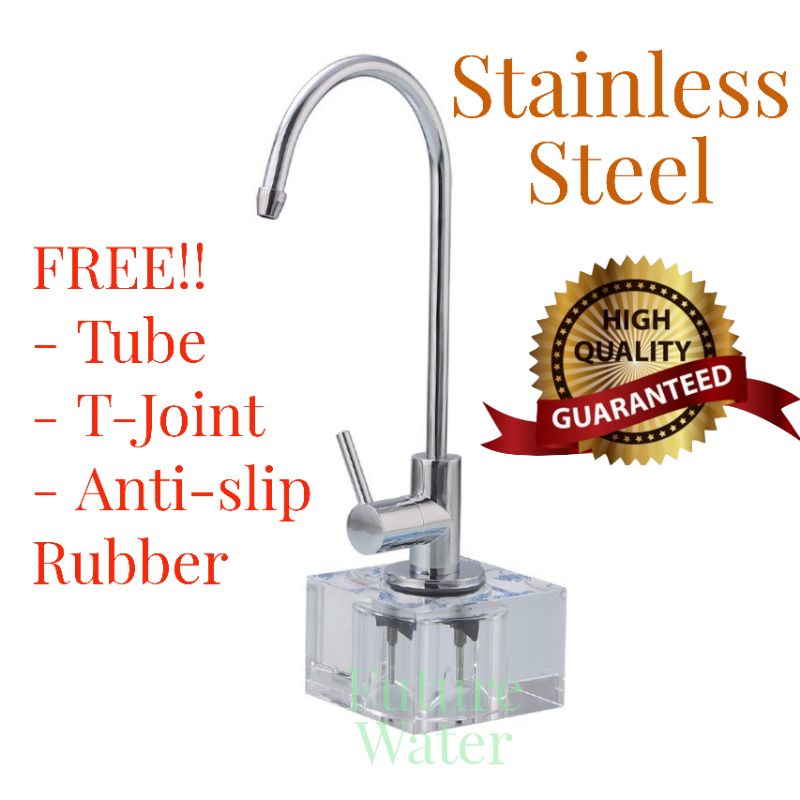 Crystal Faucet Drinking Water direct piping filter Arcylic base (Clear ...