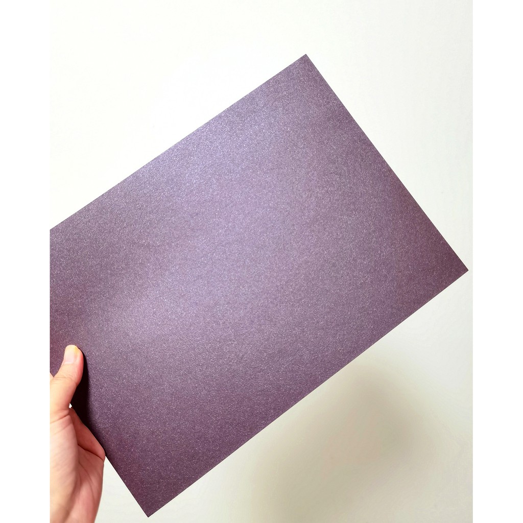 10 pcs. 250GSM Thick A4 Maroon Shimmer Cardstock. Wine Red Color Paper ...
