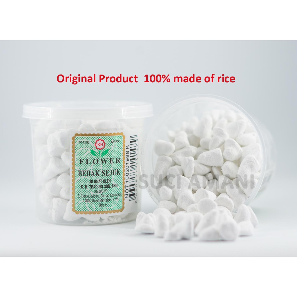 Flower Bedak Sejuk Cooling rice Powder 90gm/120GM 1 pcs | Shopee Singapore