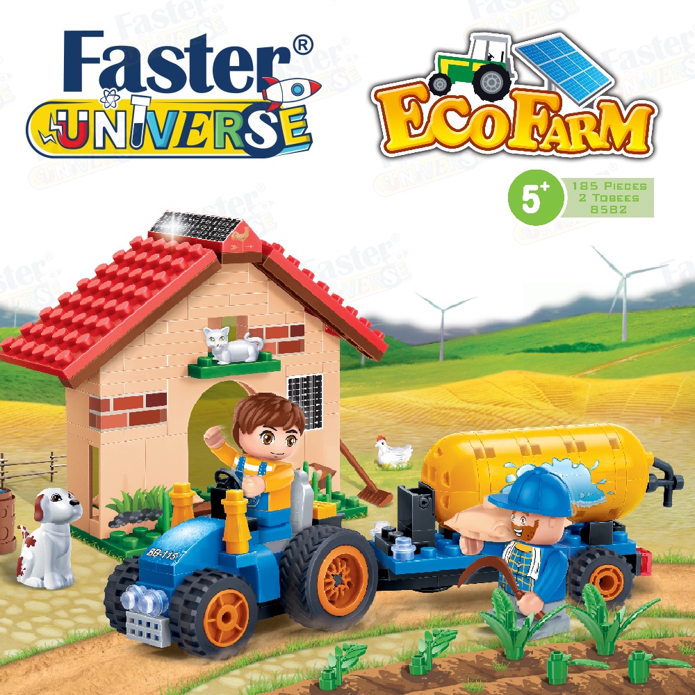 Branded OEM Educational Building Blocks Bricks | Eco Farm | 5+ ages ...