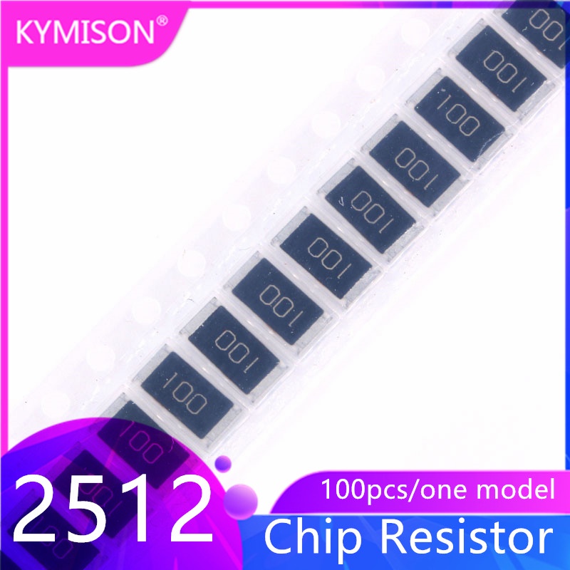 100pcs 2512 SMD Chip Resistor 1W SMT 5% 10R~1K 20R 47R 100R 150R 200R ...