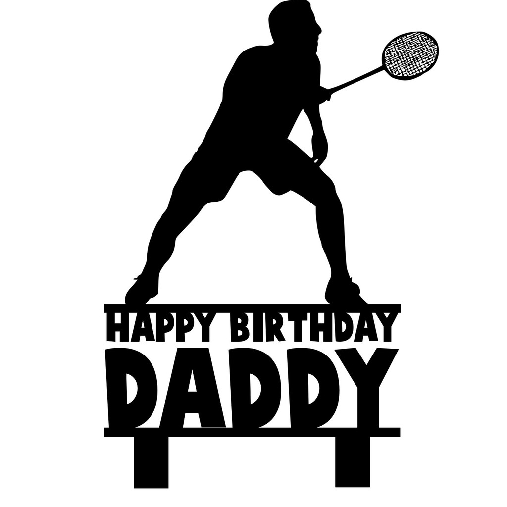 Cake Topper - Badminton | Shopee Singapore