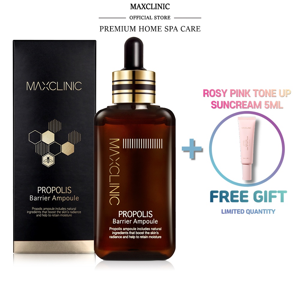 MAXCLINIC Propolis Barrier Ampoule (100ml) / Serum + [Sunscreen 5ml ...
