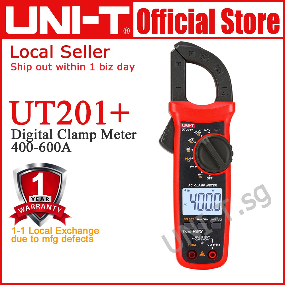 Uni-T UT201+ Digital Clamp Meter | Shopee Singapore