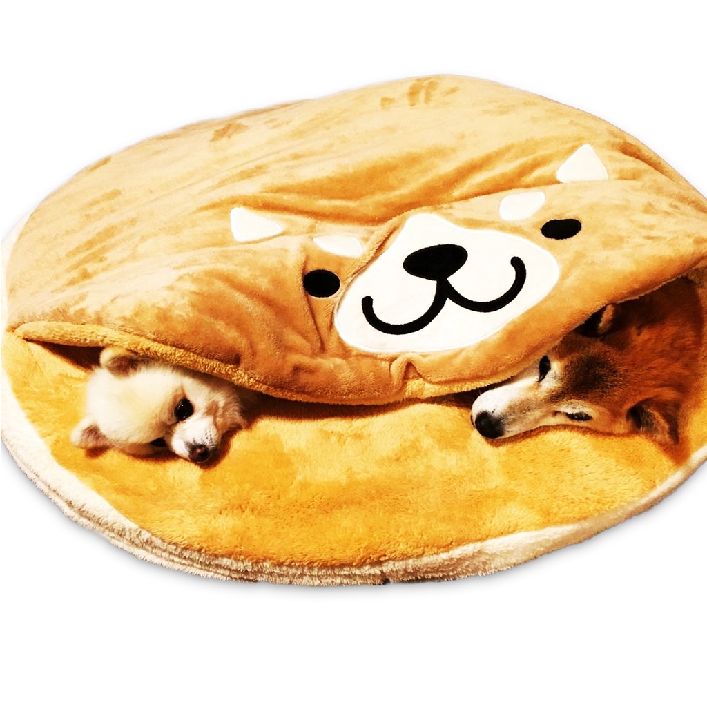 Shiba Inu Pancake Blanket Dog Bed - Super Cozy Cushion for Pets, Cute ...
