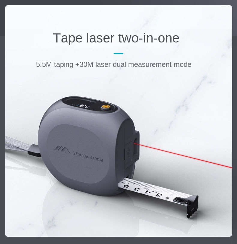JIMIHOME Laser Tape Measure Laser Rangefinder 30M Portable Distance ...