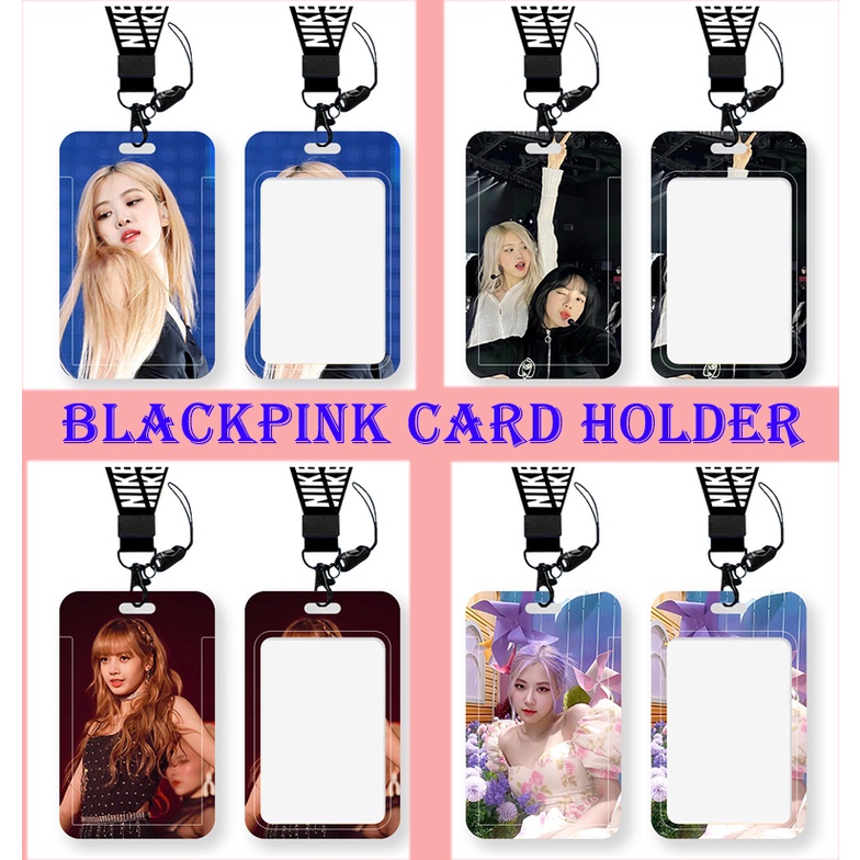 【3】K-pop Blackpink ID card holder student card cover ROSÉ JENNIE JISOO ...