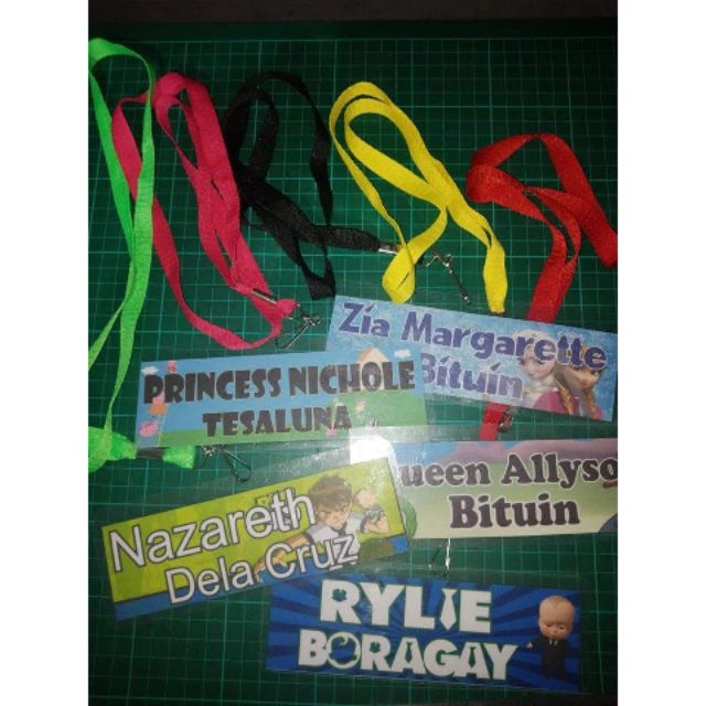 Nameplate for School (Character or Plain-Laminated) | Shopee Singapore