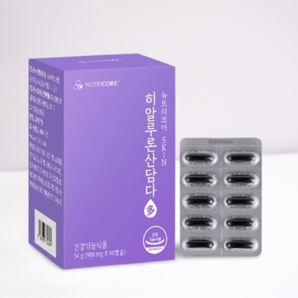 [Nutricore] Contain hyaluronic acid (1 month) (900 mg x 60 capsules ...