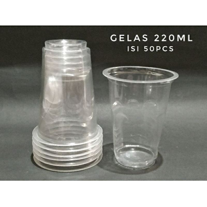 Clear Plastic Cup.Coffee/ Water 220ml | Shopee Singapore