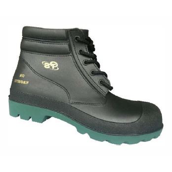Mid Cut Rubber Safety Shoe with Steel Toe Cap OSP 168 | Shopee Singapore