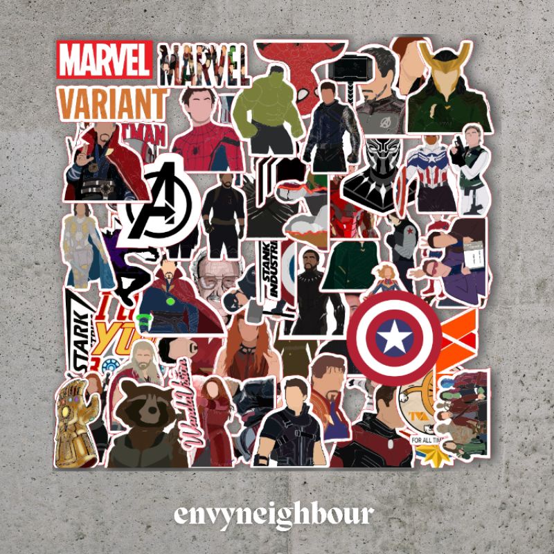 Marvel Sticker Cinematic Universe (Contents 50+ pcs) | Shopee Singapore