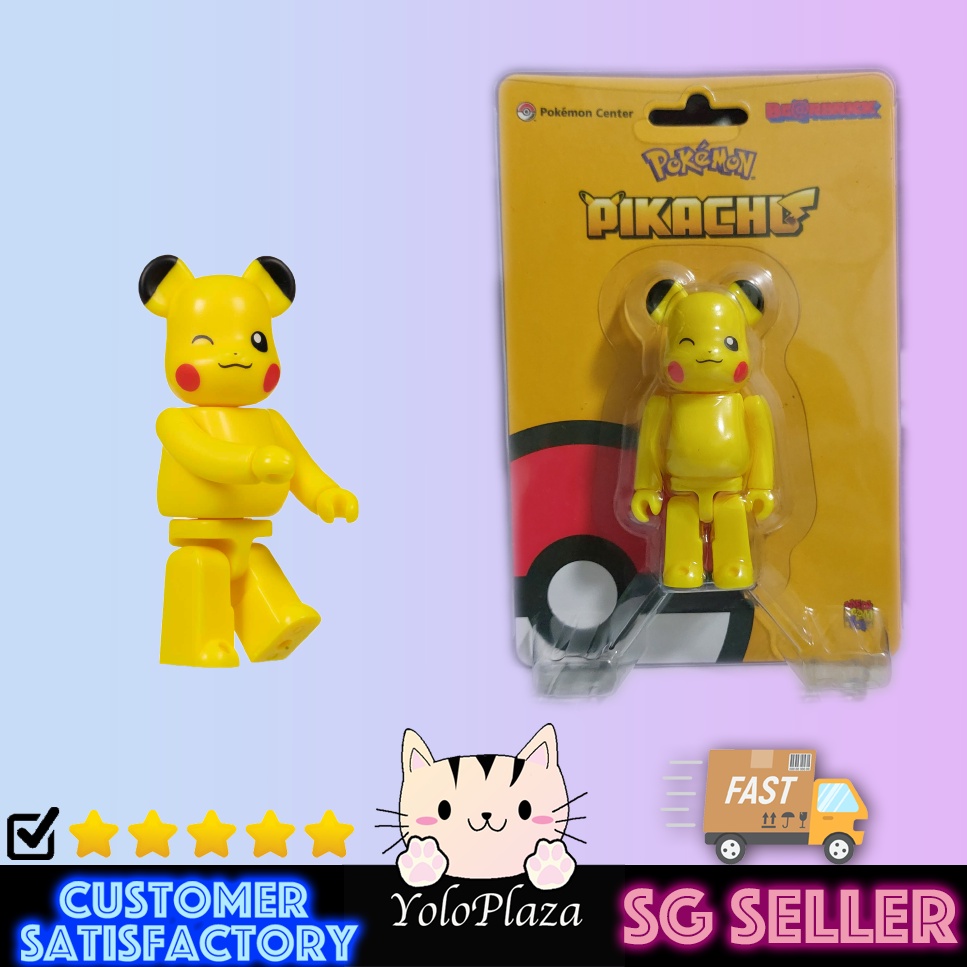 pokemon pikachu bearbrick (Official Pokemon Center) | Shopee Singapore