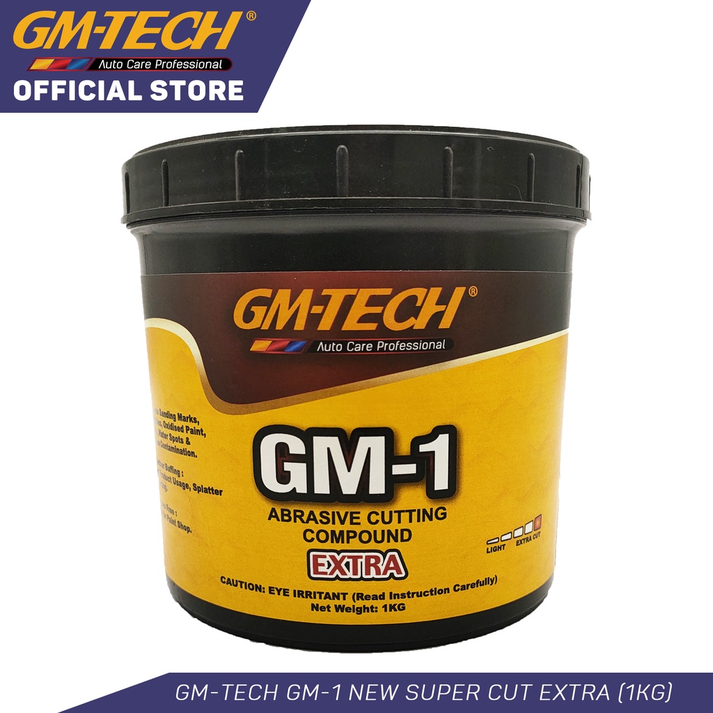 GM-TECH Abrasive Cutting Compound GM-1 New Super Cut Extra (1KG) | Shopee Singapore