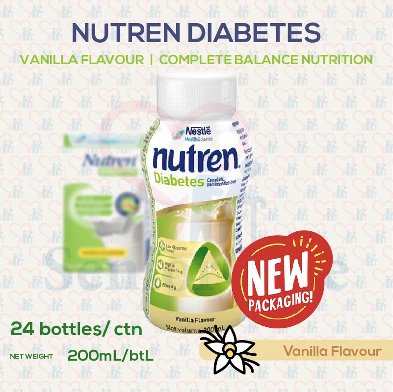 *Local Ready Stock* Nestle Nutren Diabetes Milk Liquid Meal Replacement ...