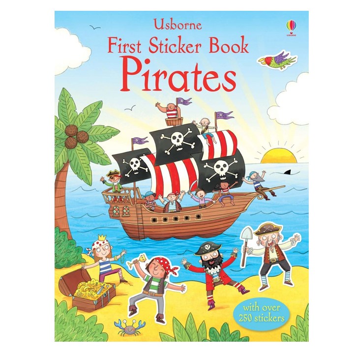 Usborne First Sticker Book Pirates | Shopee Singapore