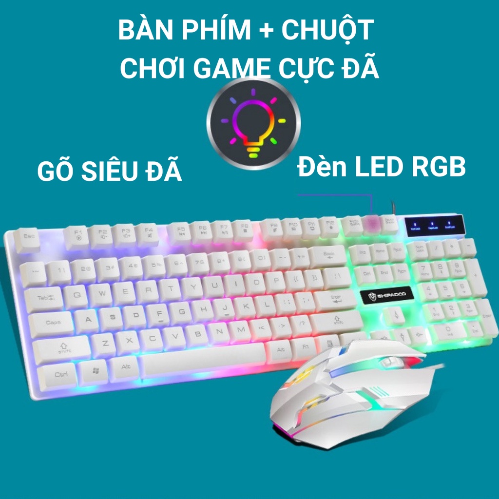 Combo Keyboard Fake gaming Mechanical Mouse LED gaming Lights ...