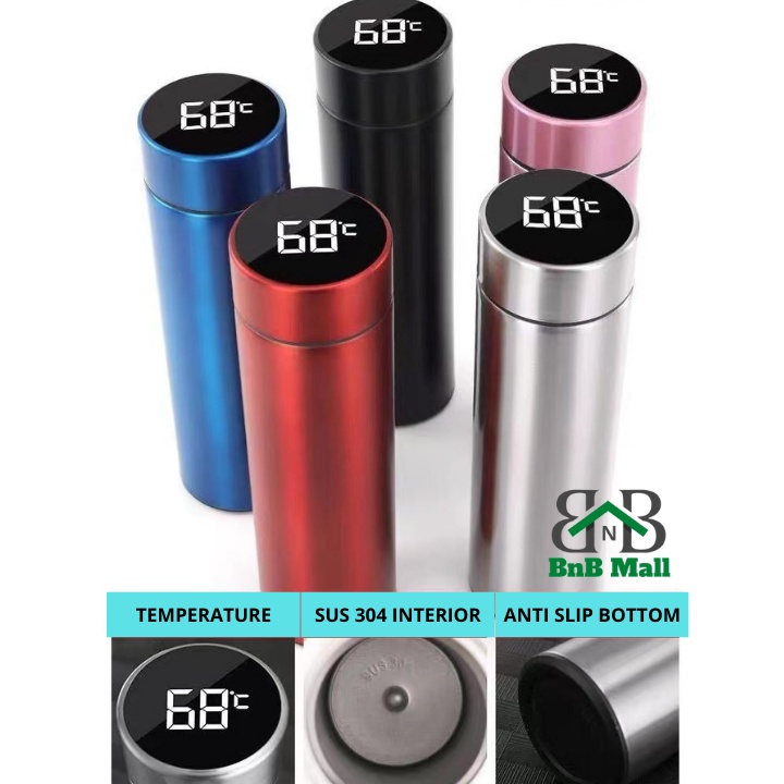 Kelalang Termos Bottle Smart LED Temperature Display Vacuum Flask ...