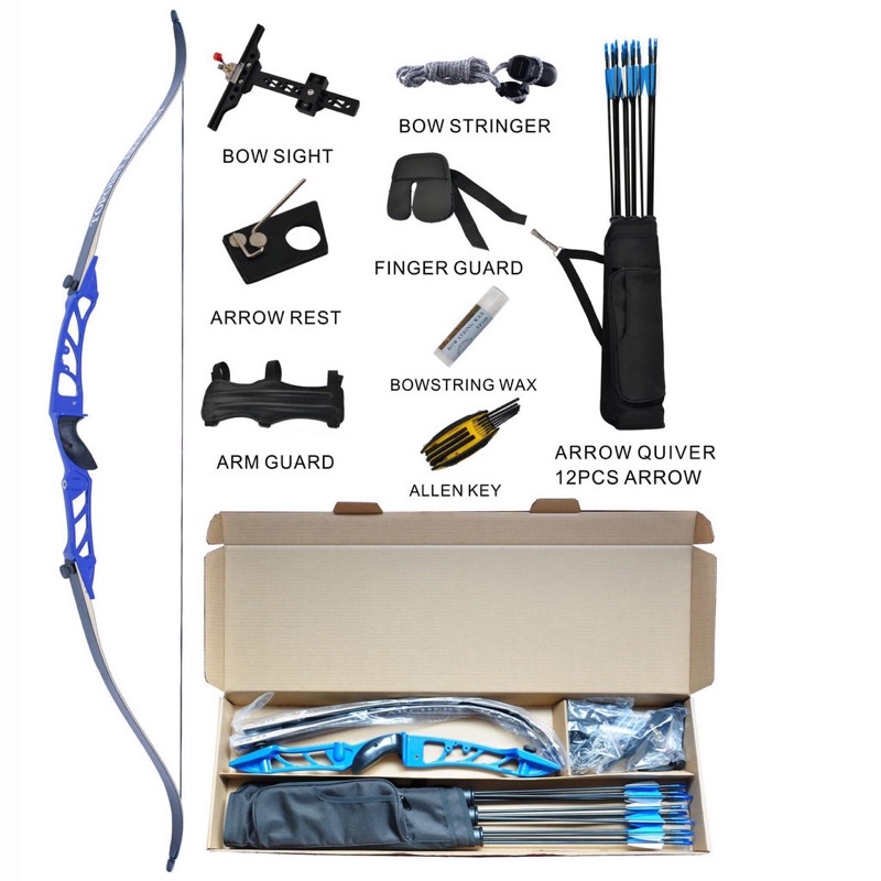 🌟Local SG Seller🌟 Topoint R2 Recurve Archery Bow Set for Beginner ...