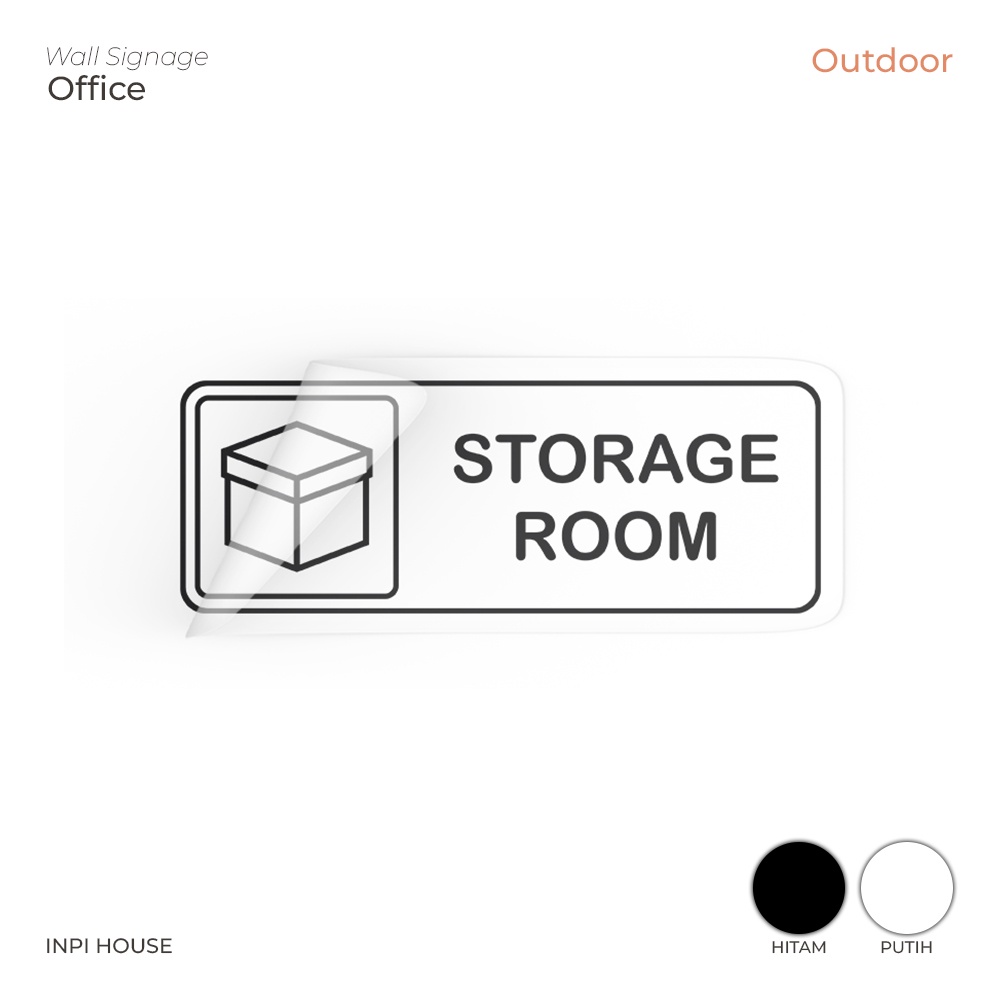 Storage room sticker - storage room sticker - Door Marker - oracal ...