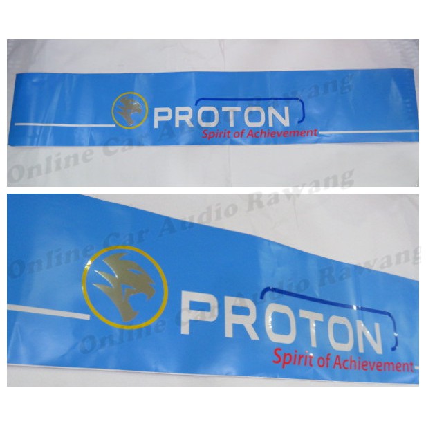 Front Windscreen Windshield Window Sticker - Proton ( Blue ) | Shopee ...