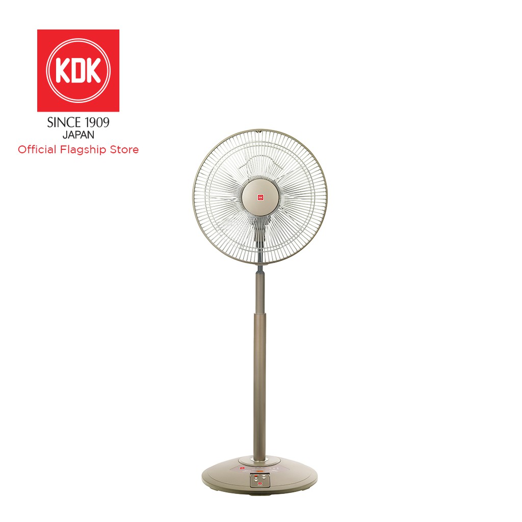 KDK N30NH Compact Stand Fan with Remote Control and Adjustable Height ...