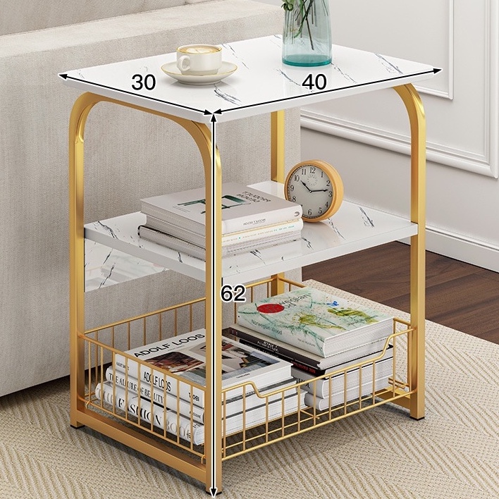 Hdb M3 Side Table Marble Nordic Style/Living Room Table Marble Motif/3 ...