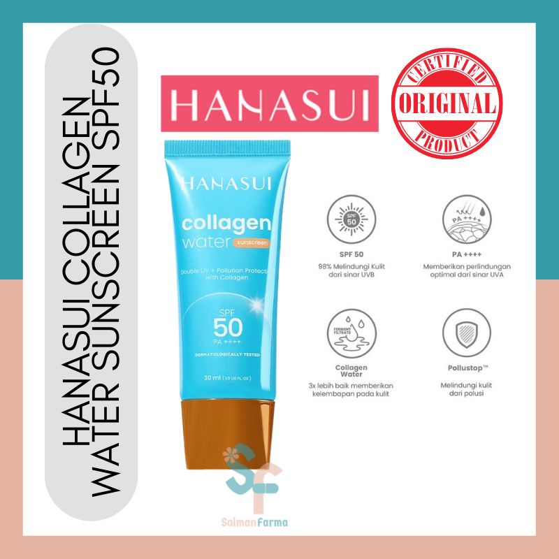 Hanasui Collagen Water Sunscreen SPF50 PA++++ | Shopee Singapore