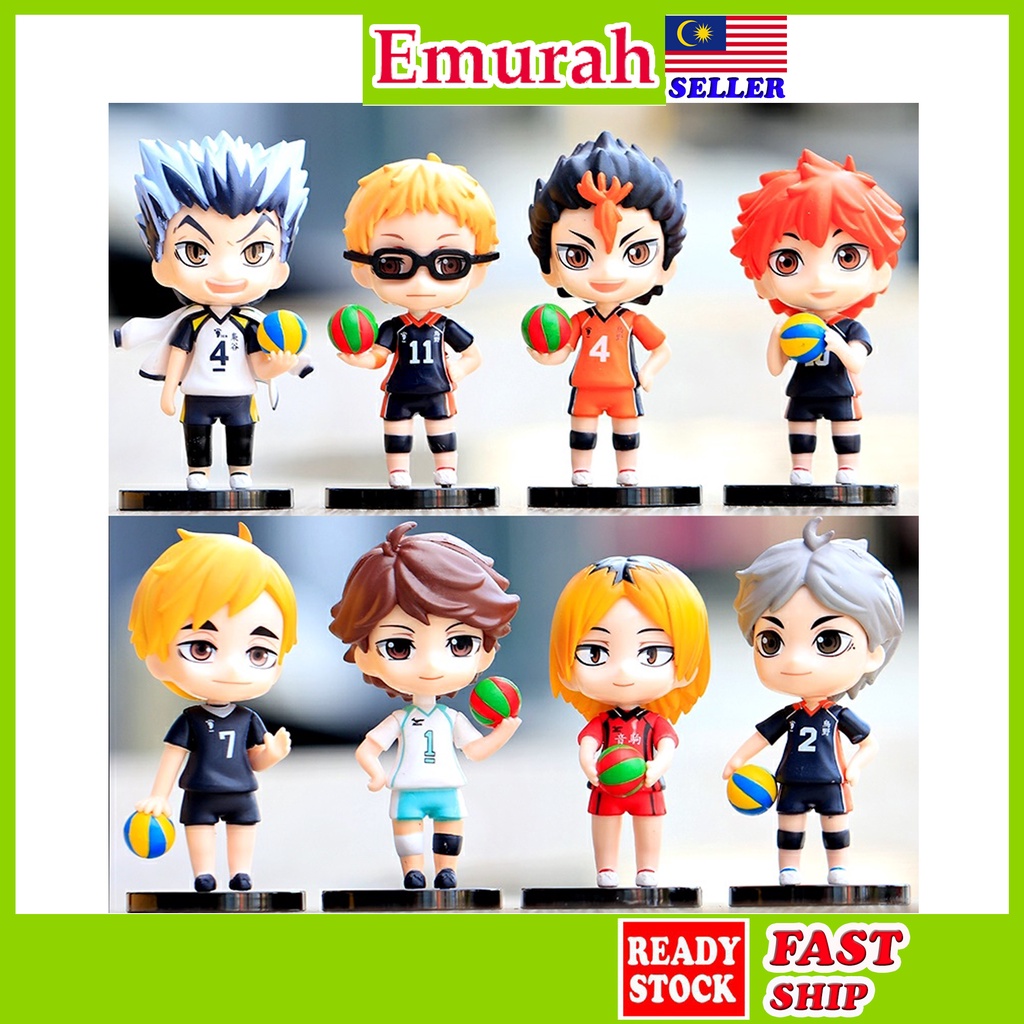 Haikyuu Action Figure Collectible Doll Koleksi Anime Manga Haikyu ...
