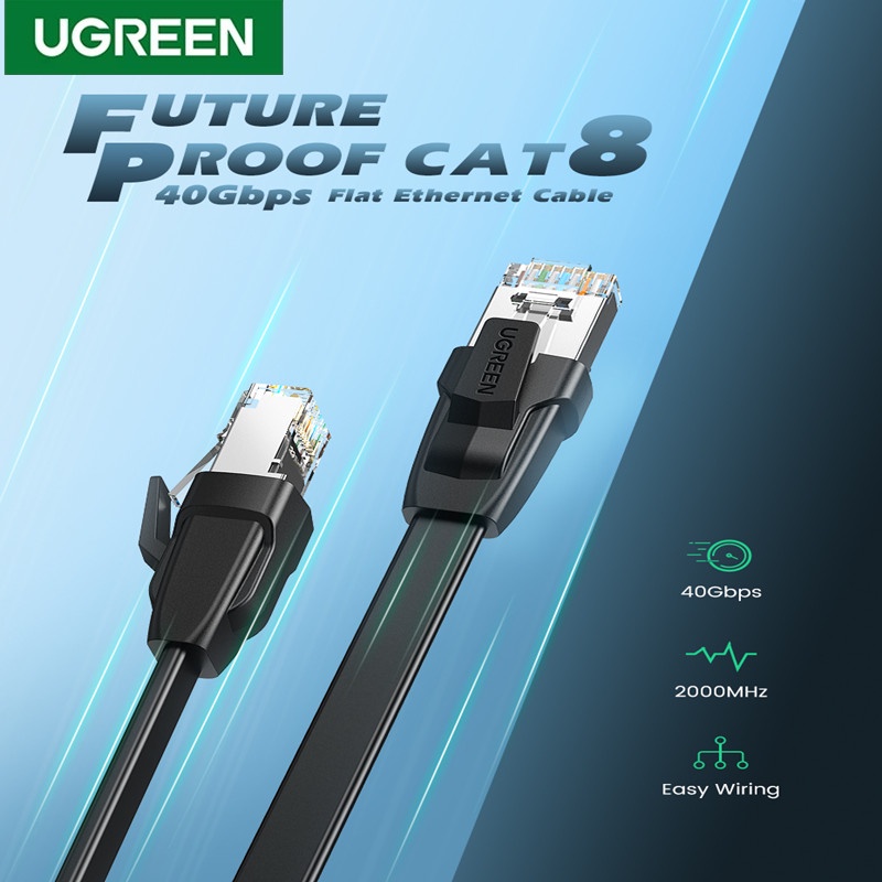UGREEN Ethernet Cable Cat8 40Gbps Network Cable High Speed Cat8 U/FTP ...
