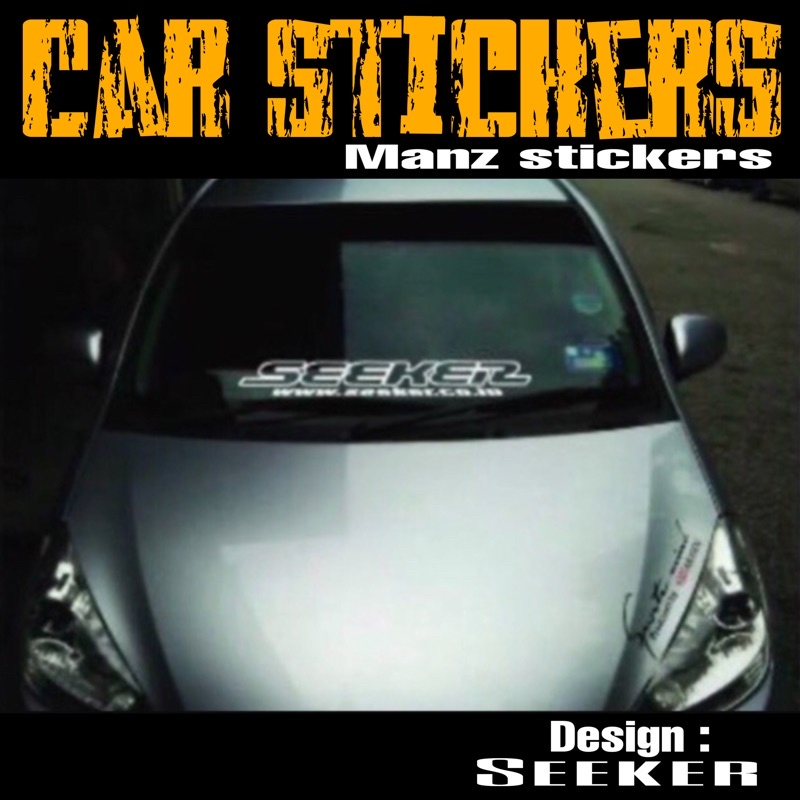 [24 HOURS SHIP] STIKER KERETA SEEKER / CAR STICKER SEEKER | Shopee ...