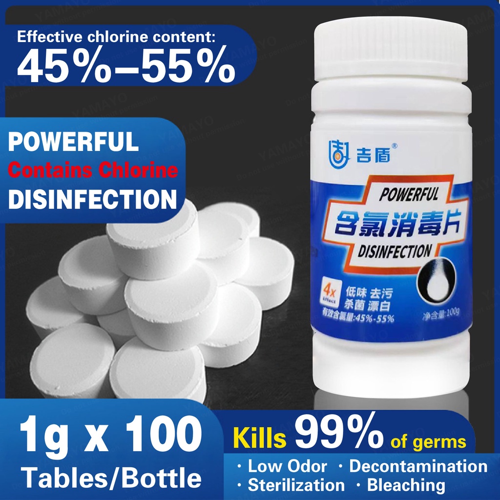100pcs Powerful Disinfection Tablet || Chlorine Dioxide CIo2 ...