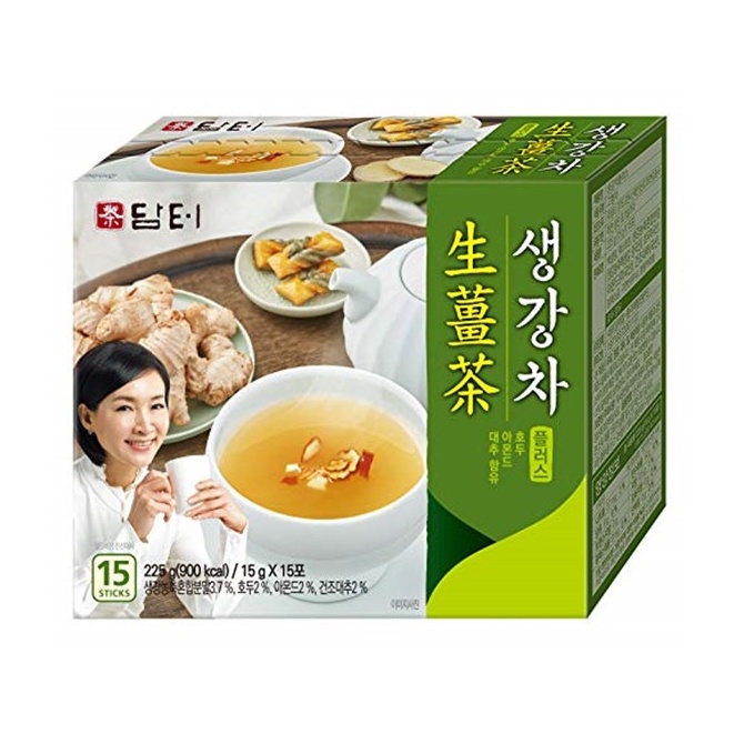Damtuh Ginger Tea Plus 15 Sticks 225g [Korea] | Shopee Singapore