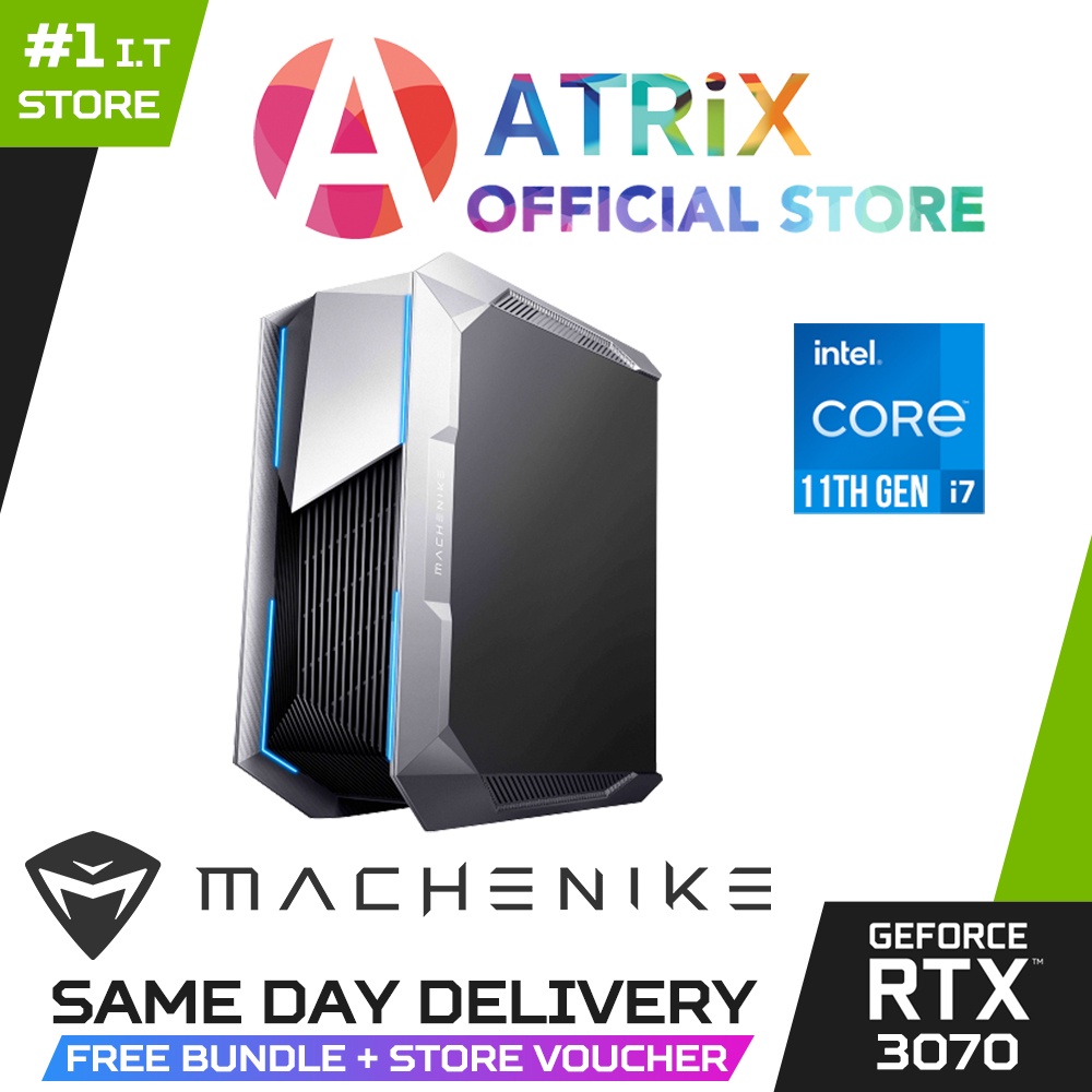 [Express-Delivery] Machenike Custom Gaming PC F117-V | Option Intel i7-11700 and GeForce RTX3070 ...